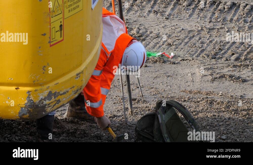 Eifface French civil engineering construction company measuring on ...