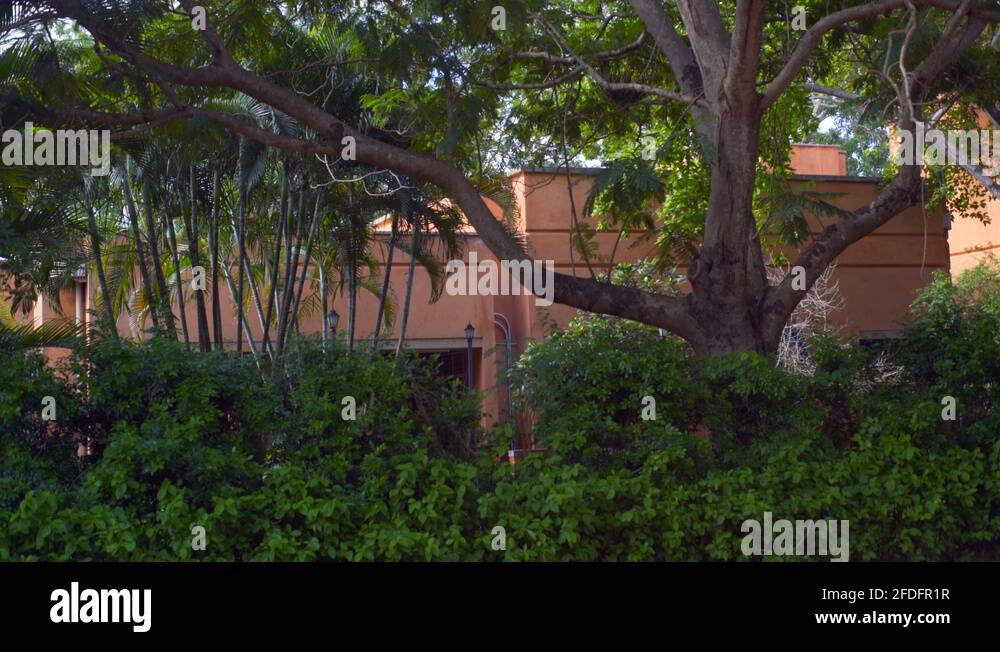 Solar Kitchen community dining hall building, Auroville, India Stock ...