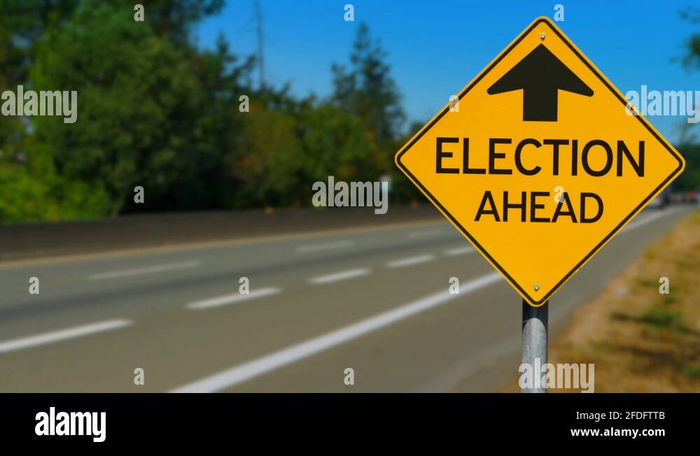 Election ahead sign Stock Videos & Footage - HD and 4K Video Clips - Alamy