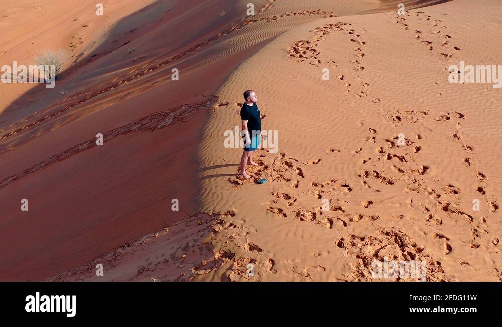 Man standing in the desert alone Stock Videos & Footage - HD and 4K ...