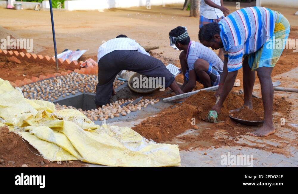 Indian road construction workers Stock Videos & Footage - HD and 4K ...