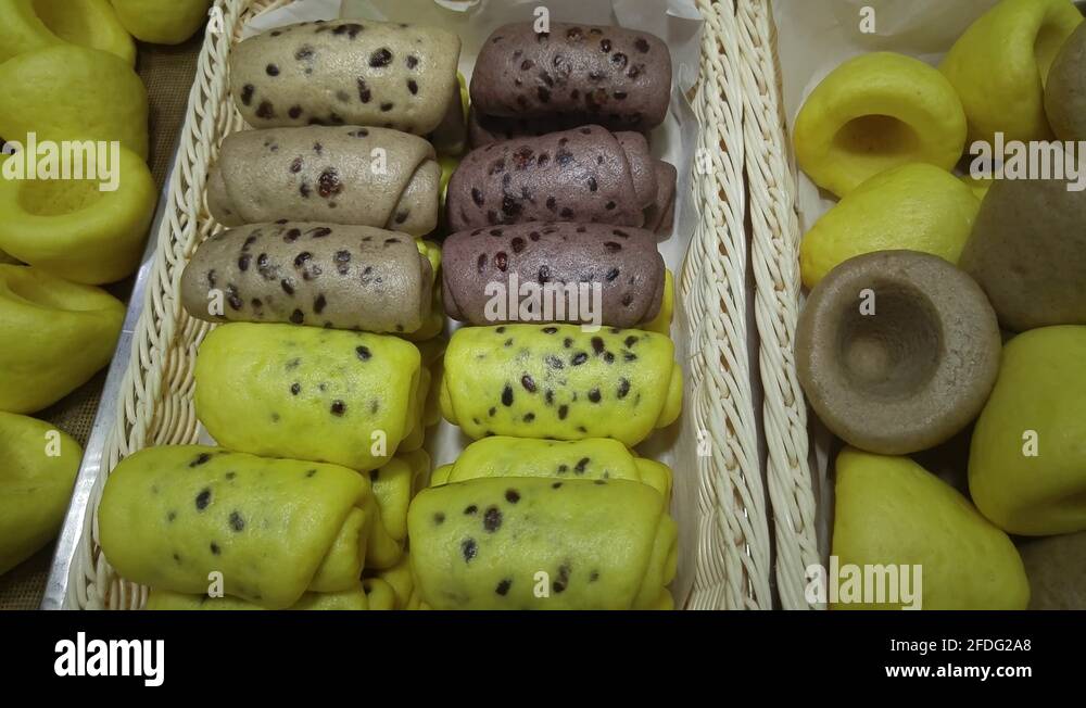 Chinese traditional snack wowotou coarse grains Stock Video Footage - Alamy