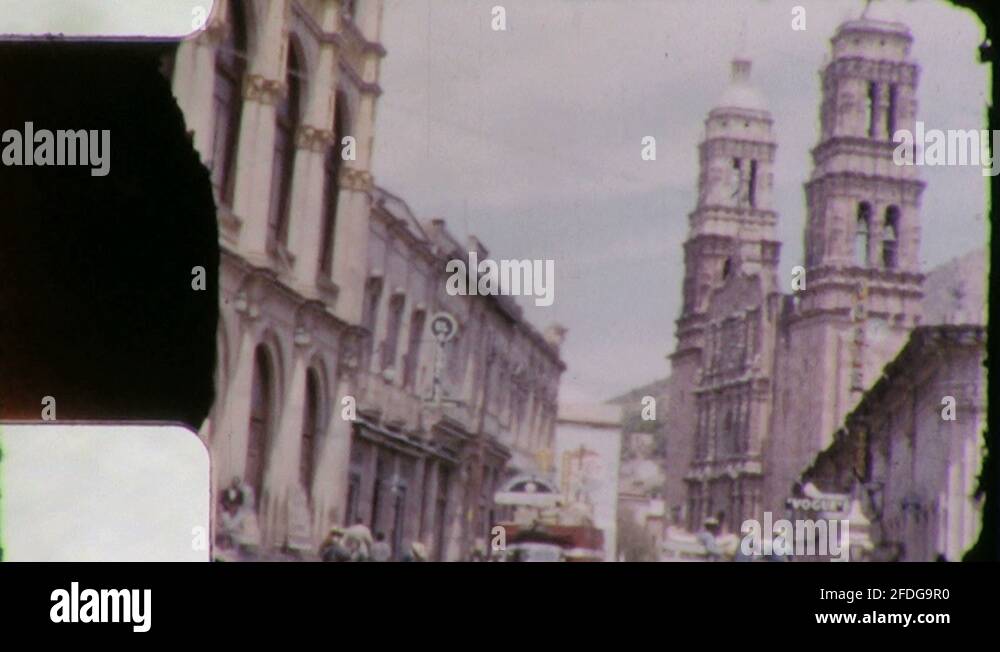 1940s MEXICAN STREET SCENE Latin America Central MEXICO Vintage Film ...