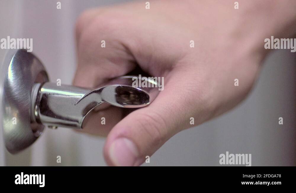 Wood door handle Stock Videos & Footage - HD and 4K Video Clips - Alamy