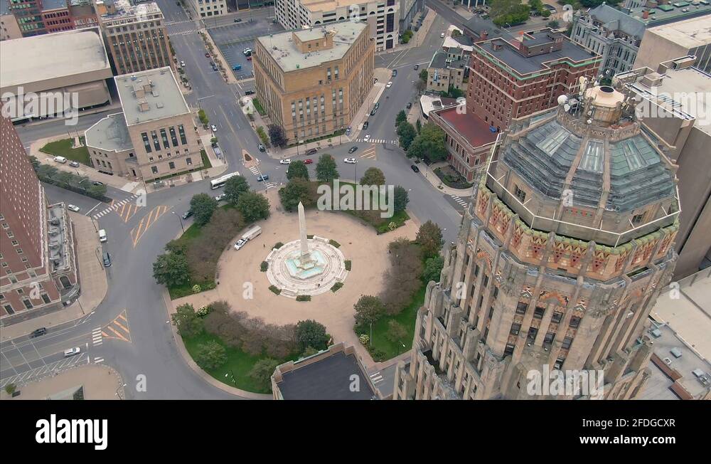 Niagara square in downtown buffalo Stock Videos & Footage - HD and 4K ...