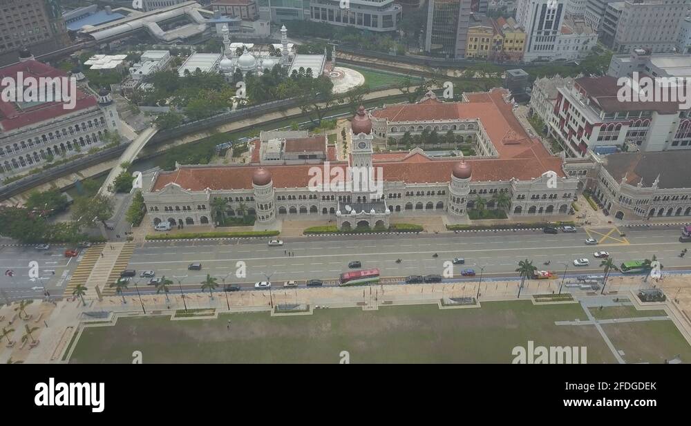 Dataran Merdeka Jalan Raja, Kuala Lumpur, Malaysia Stock Video Footage ...