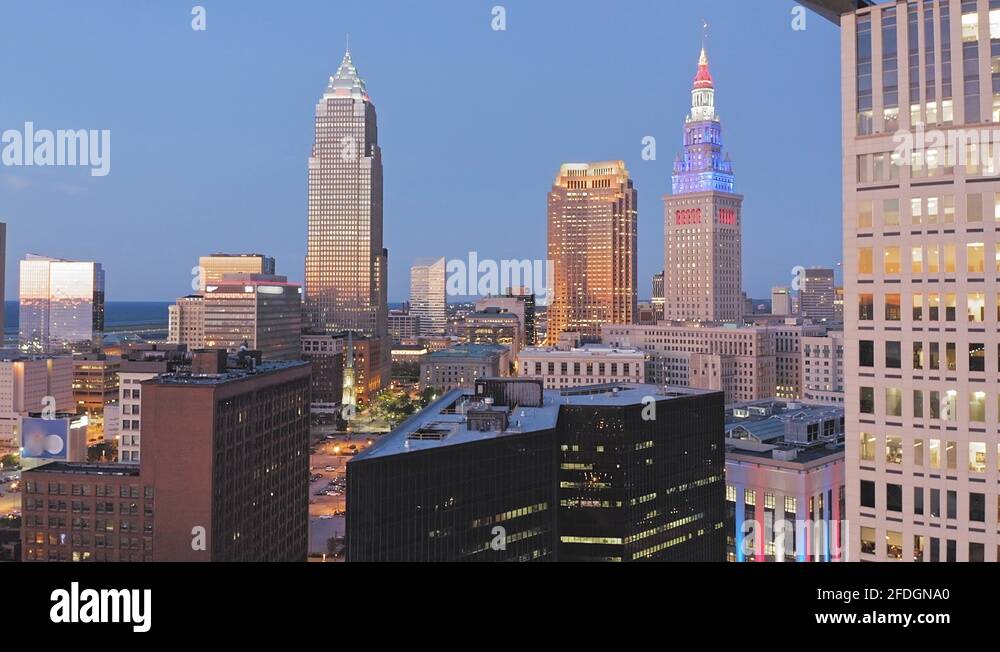 Cleveland city skyline Stock Videos & Footage - HD and 4K Video Clips ...