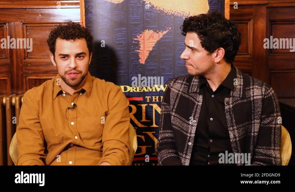 Luke Brady and Liam Tamne are interviewed about 'The Prince of Egypt ...