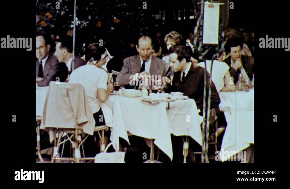 Diners at restaurant 1960s Stock Videos & Footage - HD and 4K Video ...