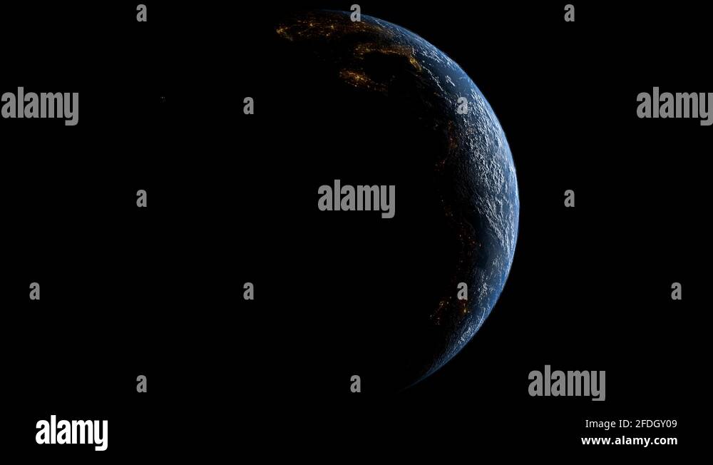 Cinematic Planet Earth shot from space, Realistic atmosphere Stock ...