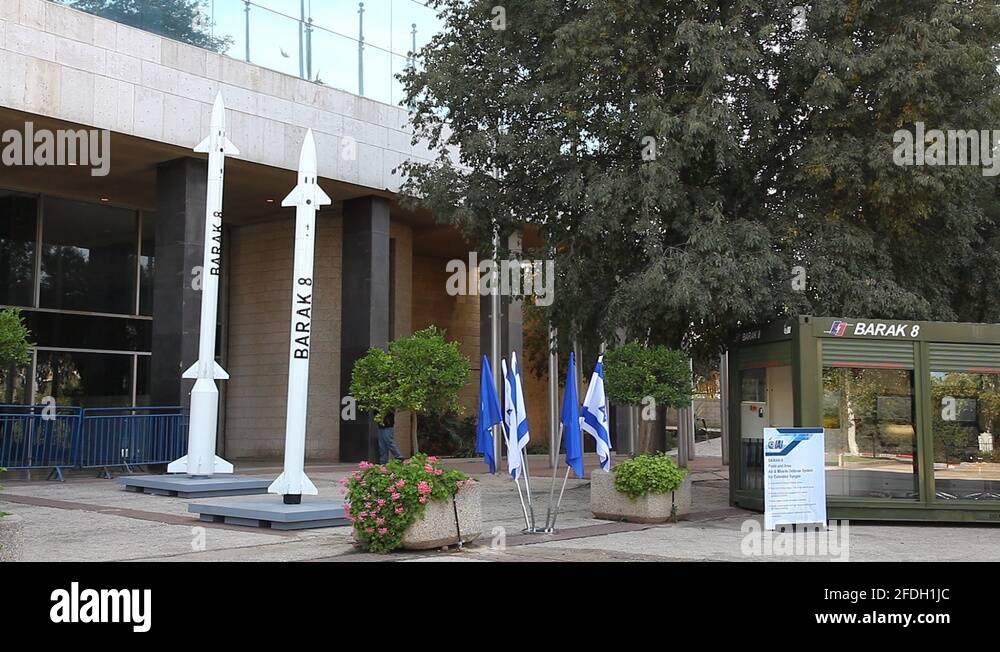 Barak-8 Air Missile Defense System on display Stock Video Footage - Alamy