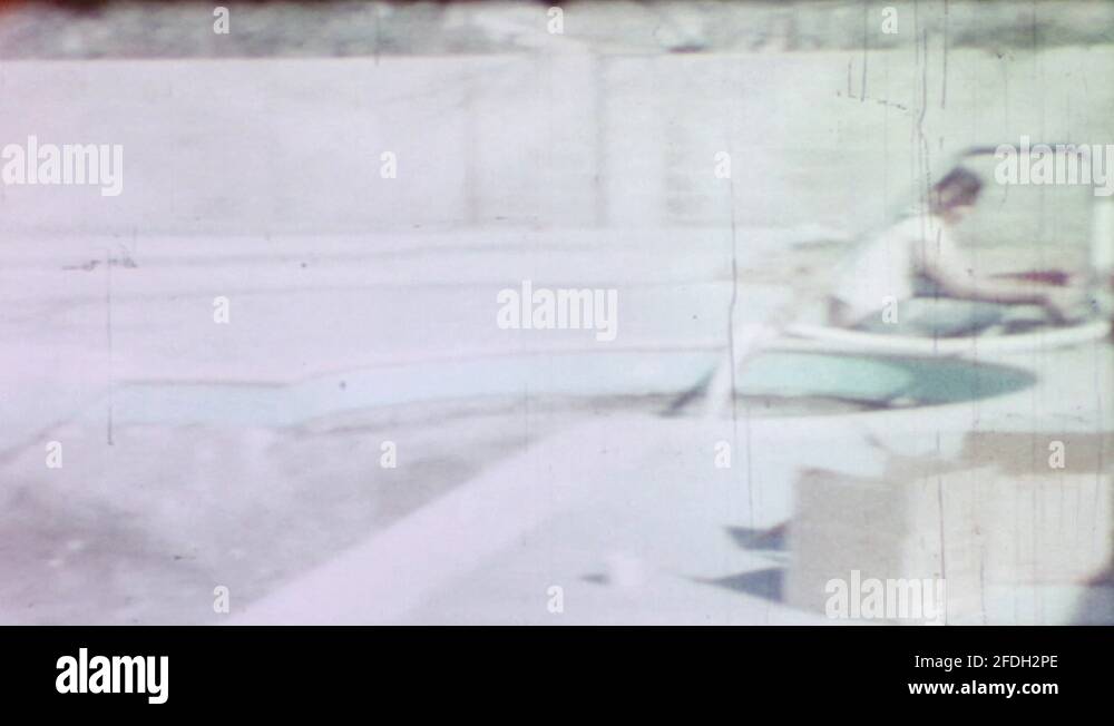 1950s swimming pool interior Stock Videos & Footage - HD and 4K Video ...