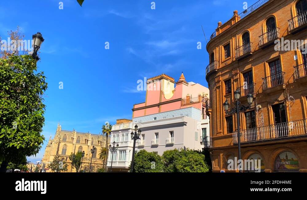 Traditional old spanish style buildings Stock Videos & Footage - HD and ...
