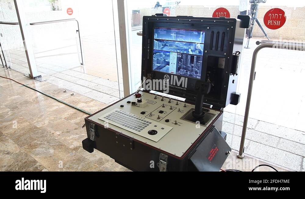 RED SKY-2 Compact Air Defense Missile System control unit Stock Video ...