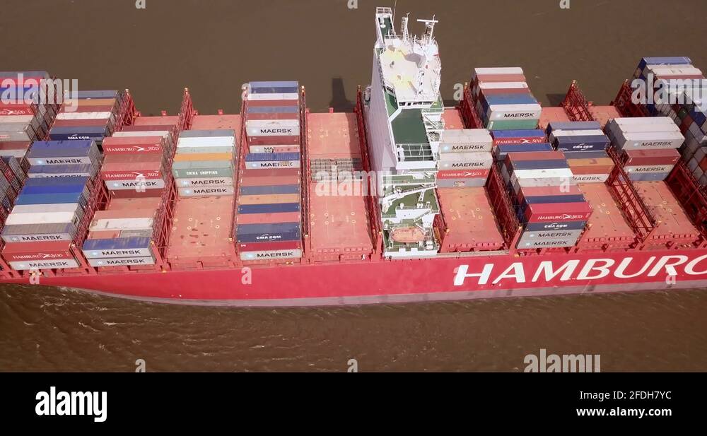 Hamburg germany container ship container Stock Videos & Footage - HD ...