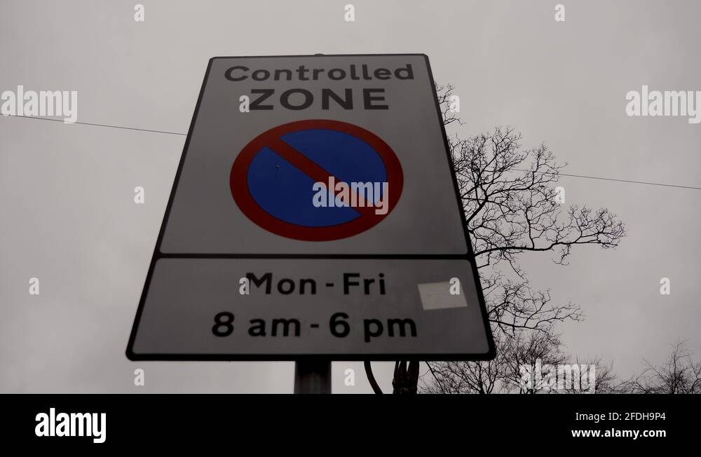 Controlled zone traffic sign Stock Videos & Footage - HD and 4K Video ...