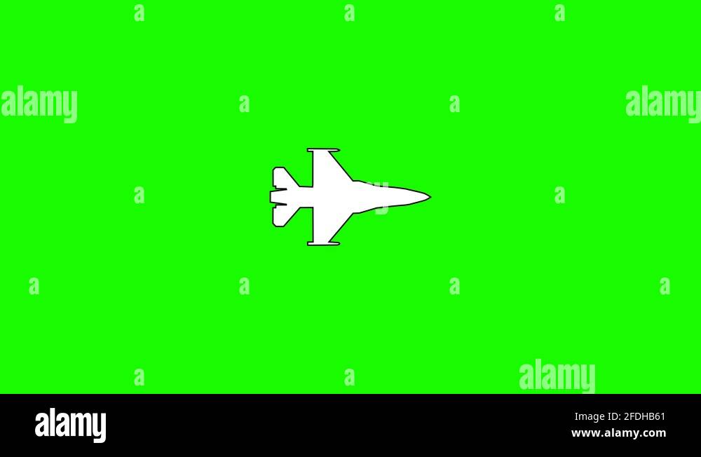 4K seamless looping animation of military vehicles . A fighter jet ...