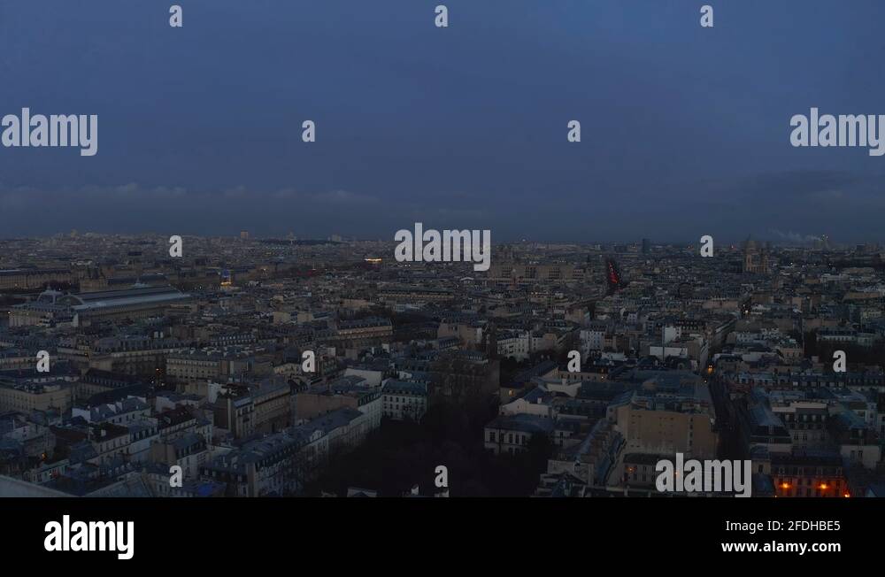 Paris aerial view blue sky Stock Videos & Footage - HD and 4K Video ...