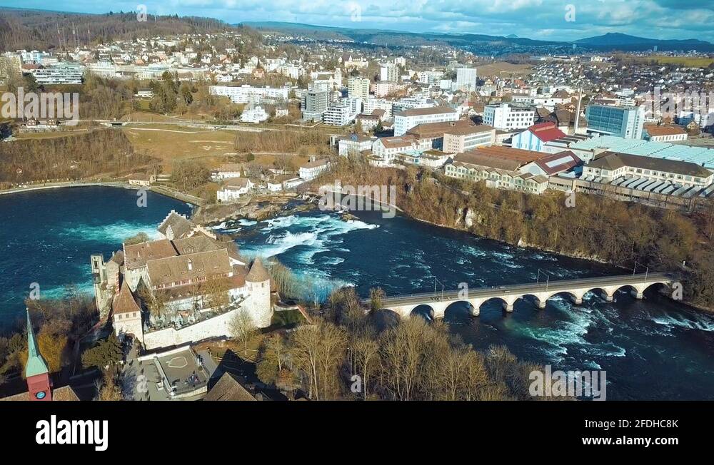 Rhine falls and schloss laufen castle Stock Videos & Footage - HD and ...