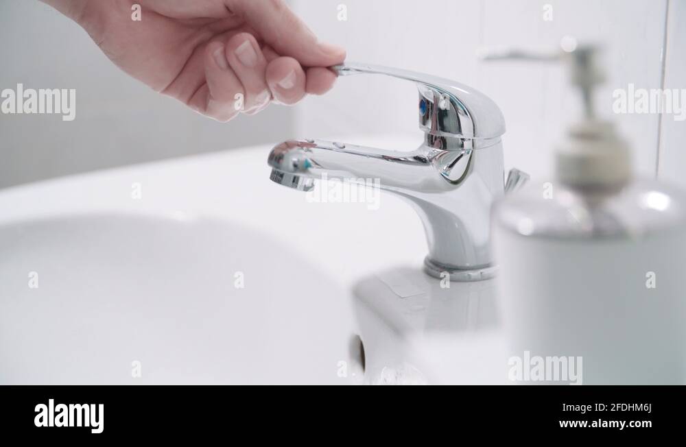 Improper hand washing just with water 4K Stock Video Footage - Alamy