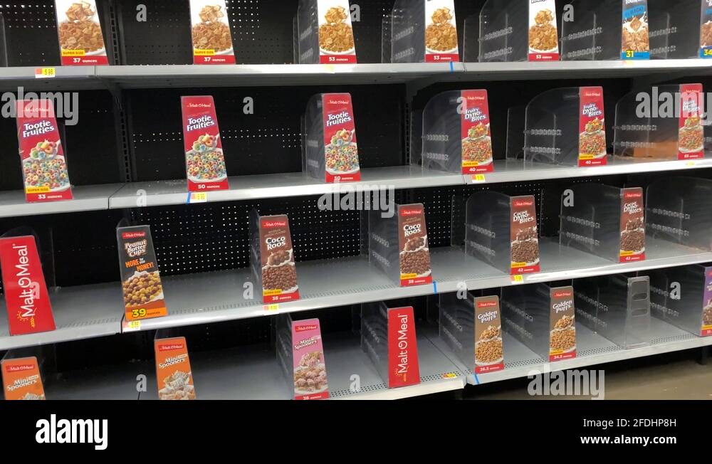 Grocery store cereal shelves Stock Videos & Footage - HD and 4K Video ...