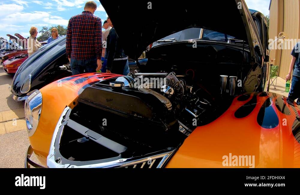 Engine compartment of a classic car Stock Videos & Footage - HD and 4K ...