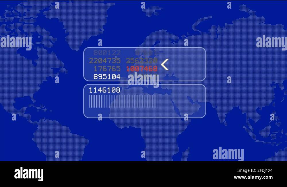 Global GPS data detect earth map military radar GPS navigation ...