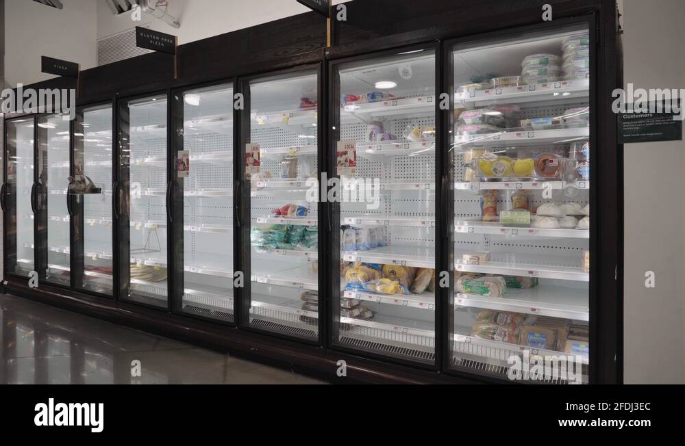 Empty shelves supermarket fridge Stock Videos & Footage - HD and 4K ...