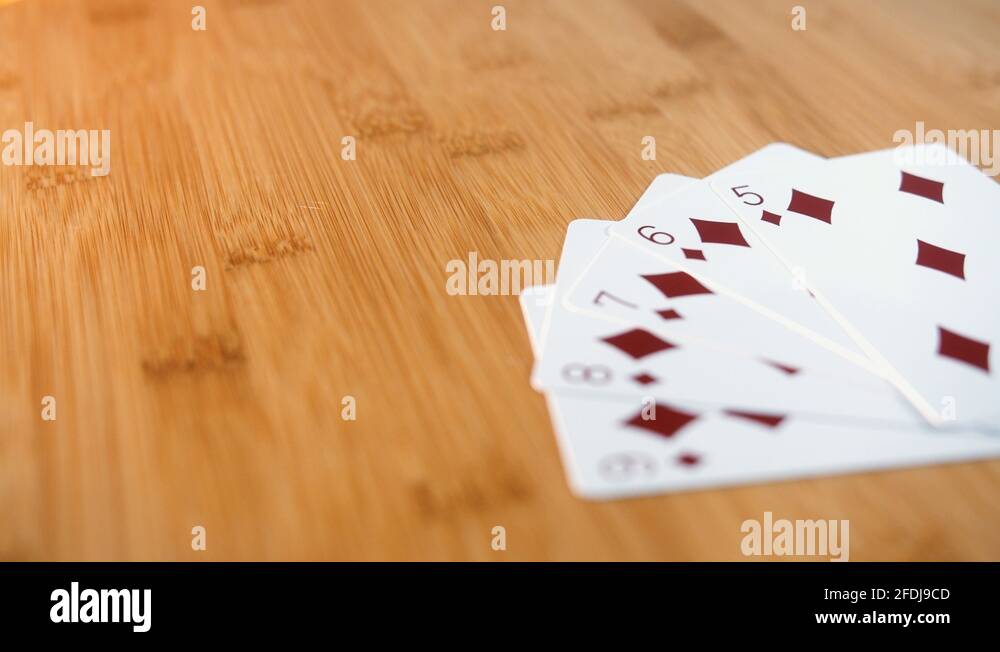 Cards straight flush Stock Videos & Footage - HD and 4K Video Clips - Alamy