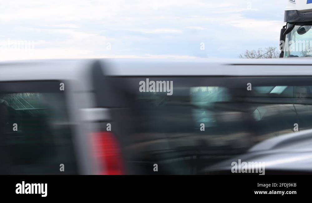 German Polizei Police officers ID passport check people at the border ...