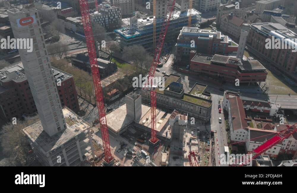 Construction industry tower cranes Stock Videos & Footage - HD and 4K ...