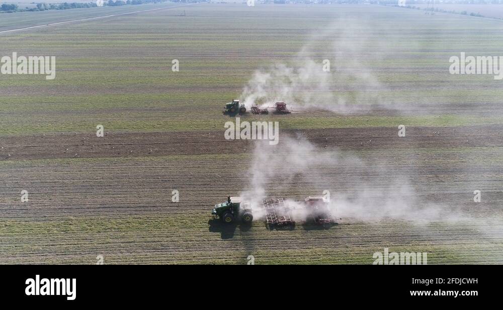 Side view of green tractor tractors Stock Videos & Footage - HD and 4K ...