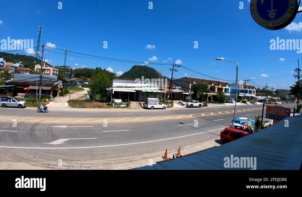 Krabi town thailand main street Stock Videos & Footage - HD and 4K ...