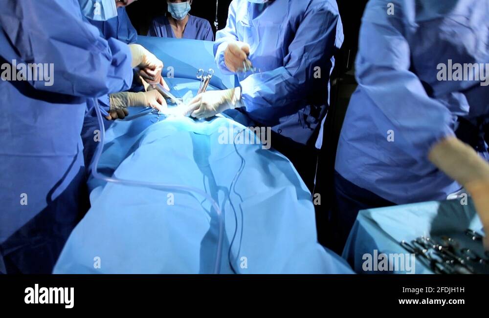 Surgical Team in Operating Theater Stock Video Footage - Alamy