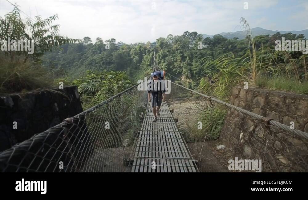 Foot bridge himalayan mountains Stock Videos & Footage - HD and 4K ...