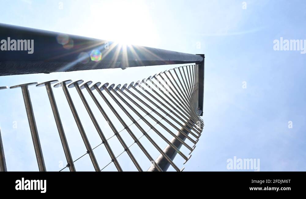 scientific monument inspired by human DNA Stock Video Footage - Alamy
