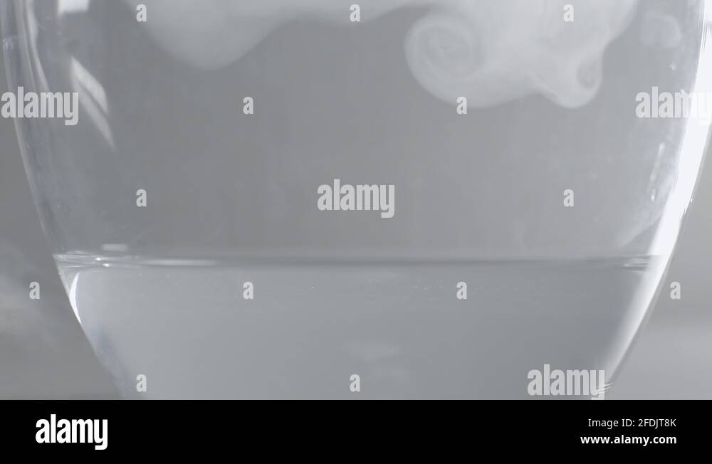 Chemical Reaction. A laboratory chemistry experiment using nitrogen ...