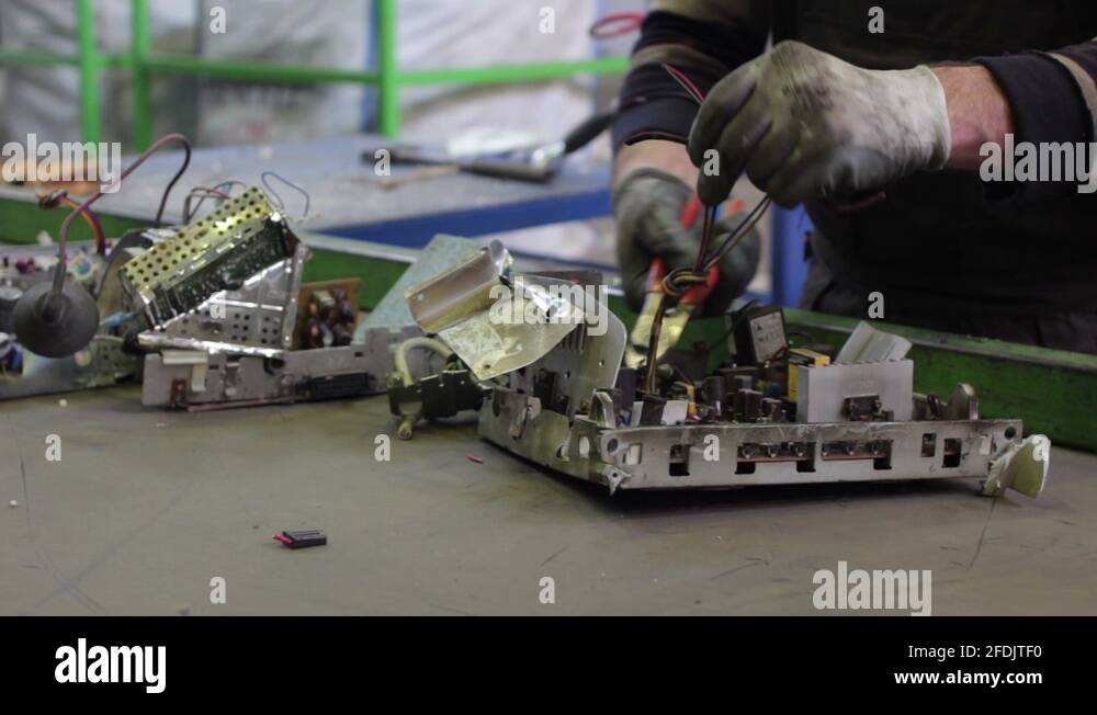Dismantling electronic waste Stock Videos & Footage - HD and 4K Video ...