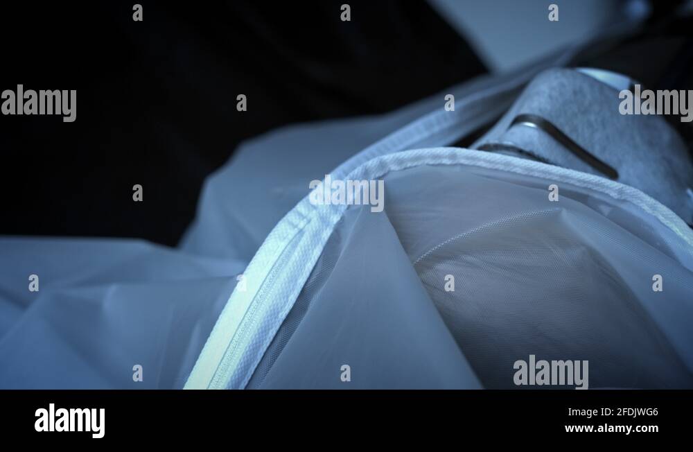 4k Dead Human Body Cadaver Laying Killed in Bag Stock Video Footage - Alamy