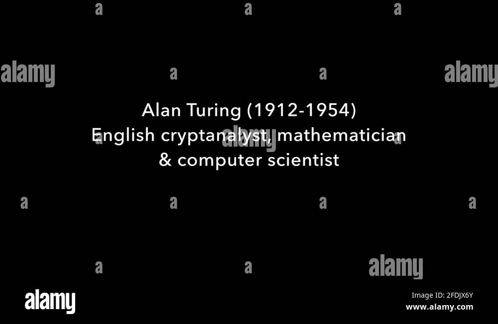 Alan turing mathematician Stock Videos & Footage - HD and 4K Video ...