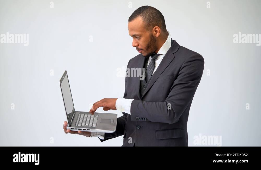 Man holding laptop computer Stock Videos & Footage - HD and 4K Video ...