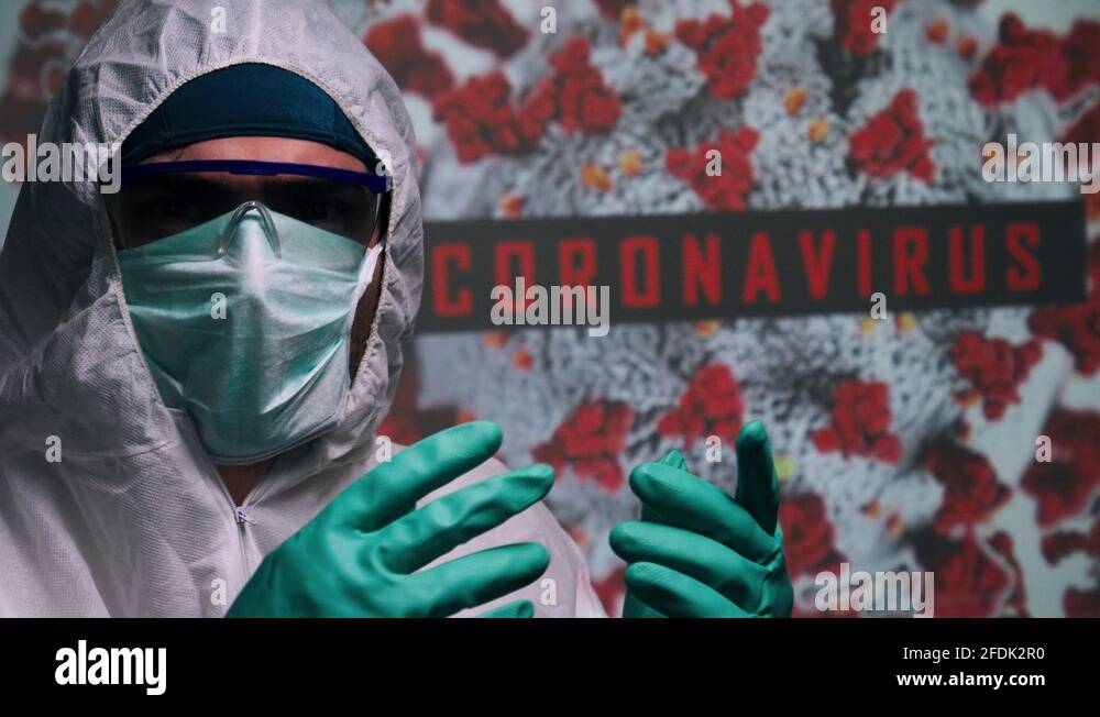 Germ protection suit Stock Videos & Footage - HD and 4K Video Clips - Alamy