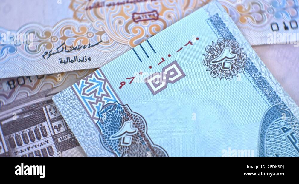 United Arab Emirates 20 dirham banknote, UAE Emirati money closeup ...