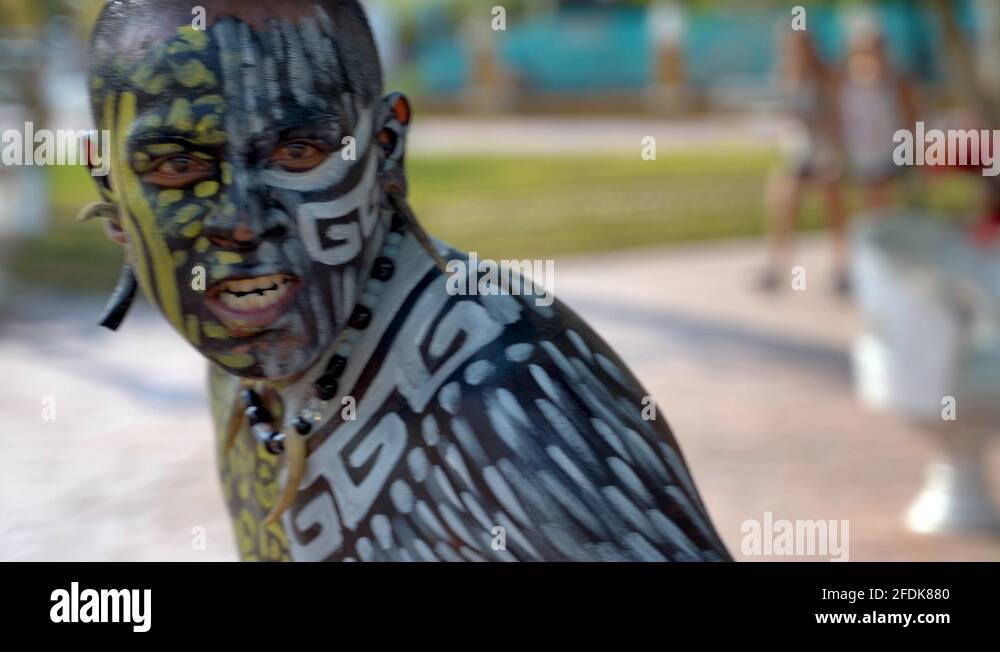Man face paint performing fire Stock Videos & Footage - HD and 4K Video ...