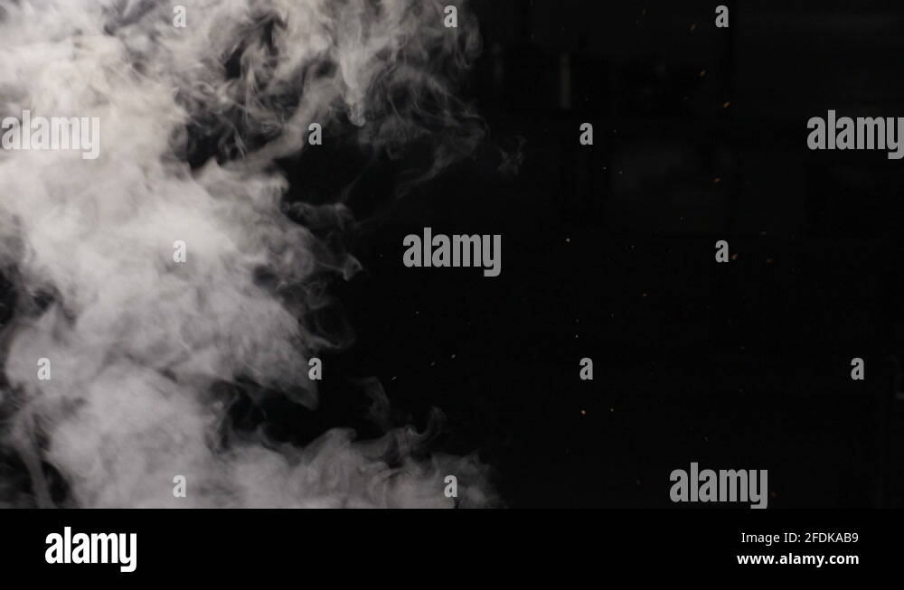 Steam or Vapour clouds from freshly cooked food. Steam while cooking ...