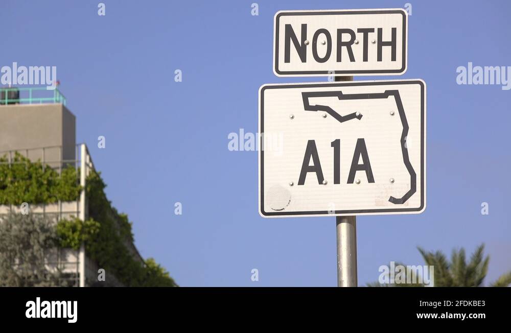 A1a, florida scenic highway sign Stock Videos & Footage - HD and 4K ...