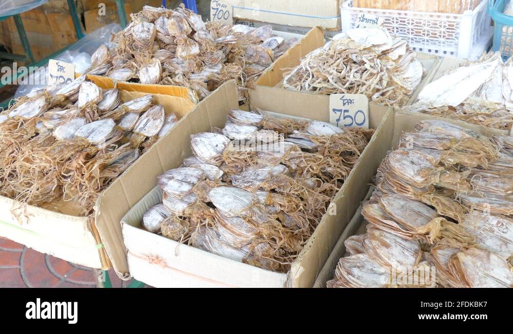 Stall of dried fish Stock Videos & Footage - HD and 4K Video Clips - Alamy