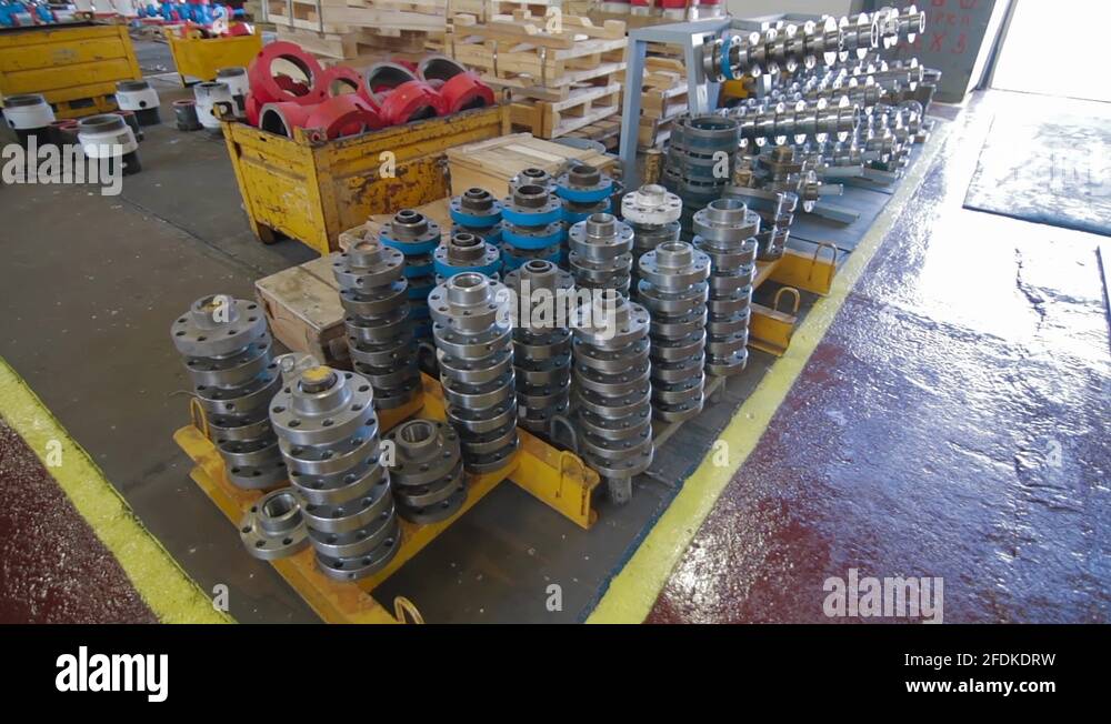 Oil and Gas Wellhead tree equipment production plant. Modifications of ...