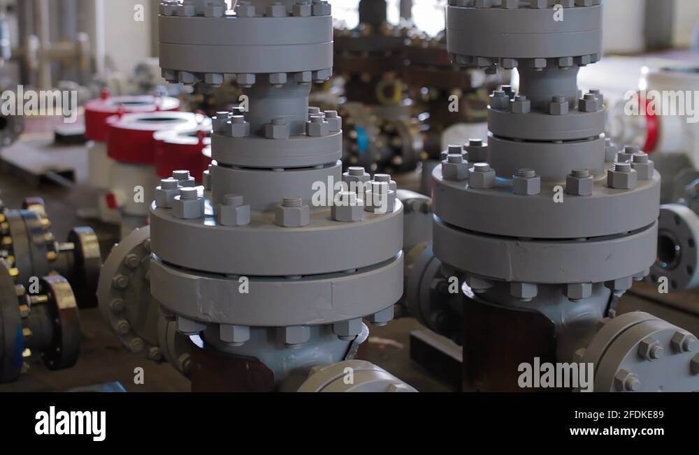 Oil and Gas Wellhead tree equipment production plant. Modifications of ...