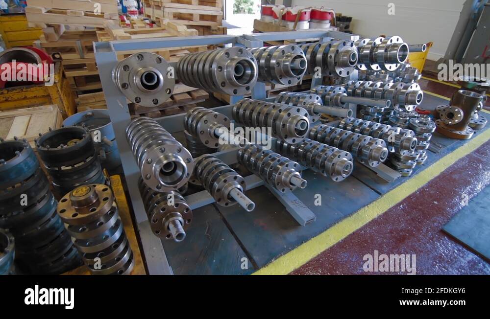 Oil and Gas Wellhead tree equipment production plant. Modifications of ...
